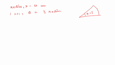SOLVED:A wheel with a 30-cm radius is rotating at a rate of 3 radians ...