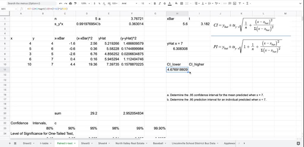 ⏩SOLVED:Refer to Exercise 13 . a. Determine the .95 confidence… | Numerade