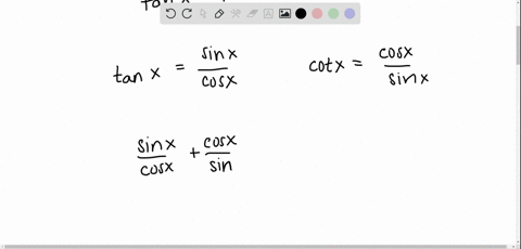 2 verify the following trig identity cosecant x minus sine x...