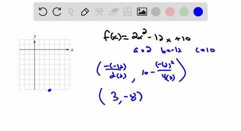 SOLVED:Graph each quadratic function given in general form. f(x)=x^2-6 ...
