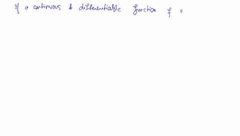 SOLVED:If a continuous, differentiable function f is equal to 2 at x=3 ...