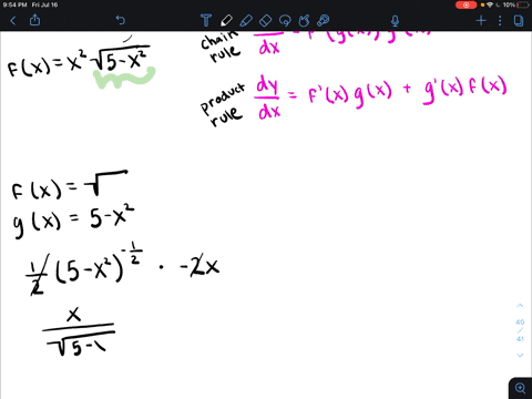 SOLVED:f(x)=x \sqrt{5-x^{2}}
