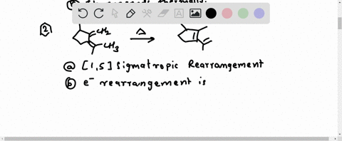 SOLVED:a. Name the kind of sigmatropic rearrangement that occurs in ...