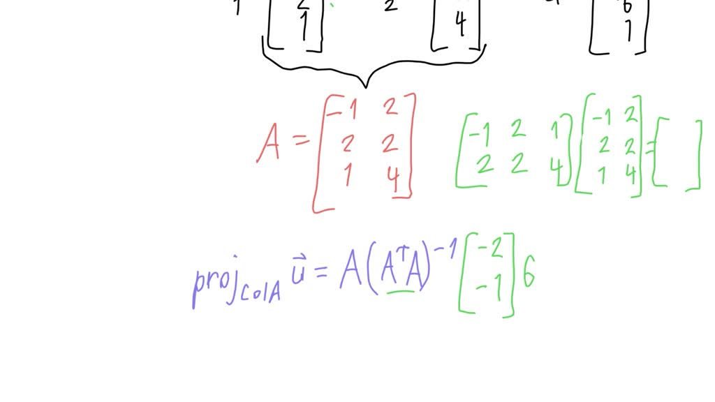 Note Use The Euclidean Dot Product And Norm Unless Otherwise Specified Find The Orthogonal