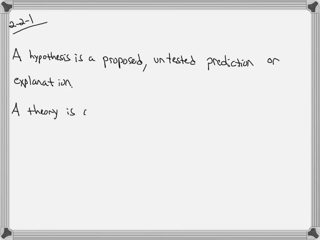 SOLVED:How do propositions and hypotheses differ?