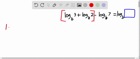 SOLVED:Use the logarithm identities to obtain the missing quantity ...
