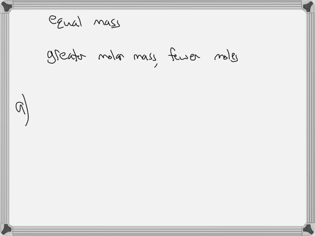 SOLVED:Two flasks of equal volume and at the same temperature contain different gases. One flask ...