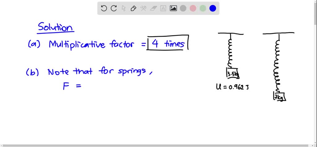 SOLVED:Predict/Calculate A vertical spring stores 0.962 J in spring ...