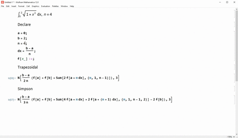 SOLVED:Approximate the integral using (a) the Trapezoidal Rule and (b) Simpson's Rule for the ...