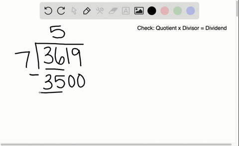⏩SOLVED:Divide and check by multiplying, (see Examples 3 and 4 ...