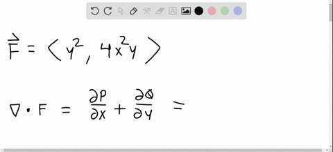 SOLVED: Find the curl and divergence of the given vector field. y^2 𝐢+4 x^2 y 𝐣 | Numerade