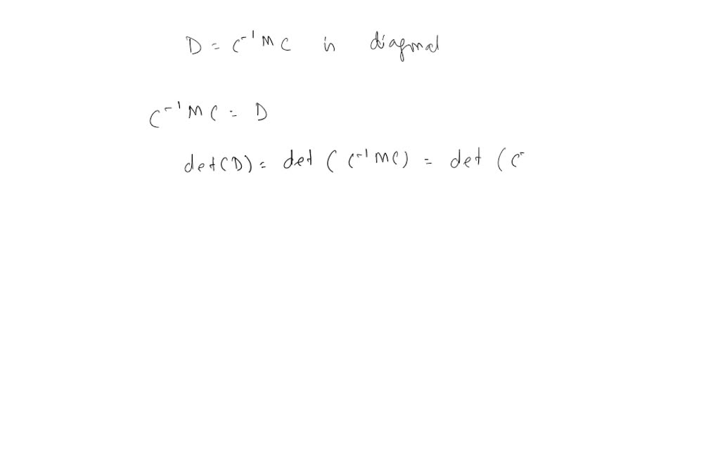 SOLVED:Prove that the eigenvalues of an upper triangular matrix M are ...