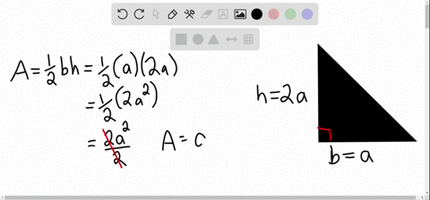 SOLVED:Find the perimeter and area of each figure. a right triangle ...