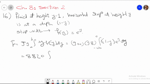 SOLVED:Calculate the fluid force on one side of the "infinite" plate B ...