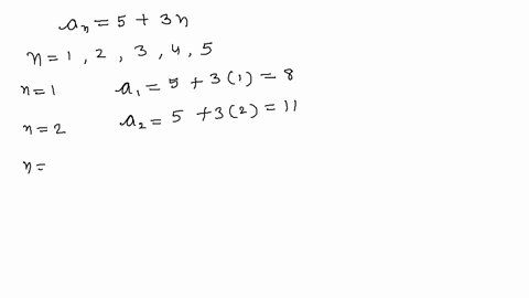 SOLVED:Writing the Terms of a Sequence In Exercises 13 - 20 , write the first five terms of the ...