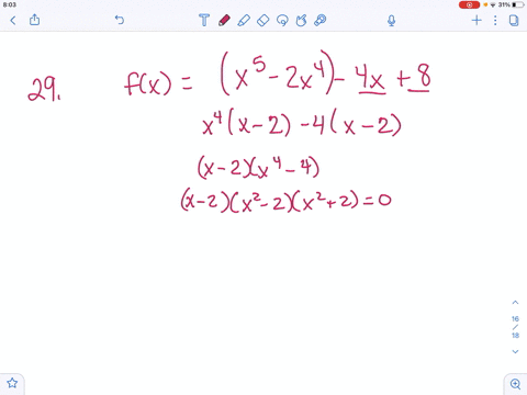 ⏩SOLVED:Zeros of a Polynomial Function In Exercises 5-8, match the… | Numerade