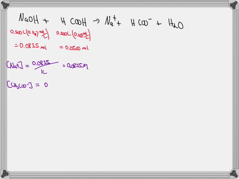 ⏩SOLVED:A solution is made by mixing 5.00 ×10^2 mL of HCOOH.… | Numerade