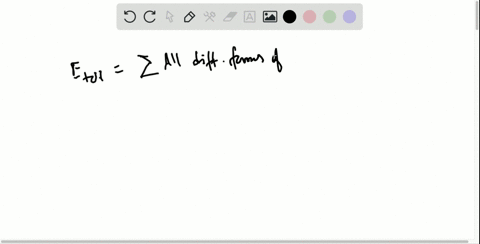 What is total energy? Identify the different forms of energy that ...