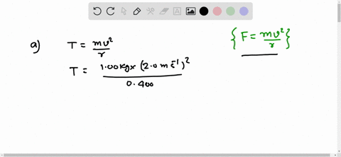 SOLVED:A mass moves on a circular path of radius 2.0 m at constant speed 4.0 m s^-1 (see Figure ...