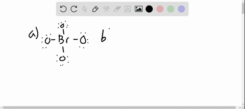 SOLVED:Draw Lewis structures for the following oxoanions: (a) BrO4 ...