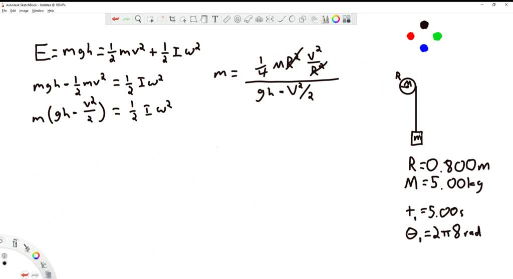 A uniform wheel in the shape of a solid disk is mounted on a ...