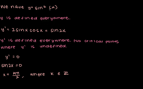 SOLVED:For the following exercises, find the critical points in the ...