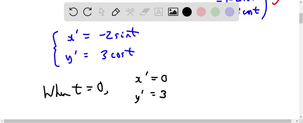 ⏩solved Parametric Equations For The Position Of An Object Are… Numerade