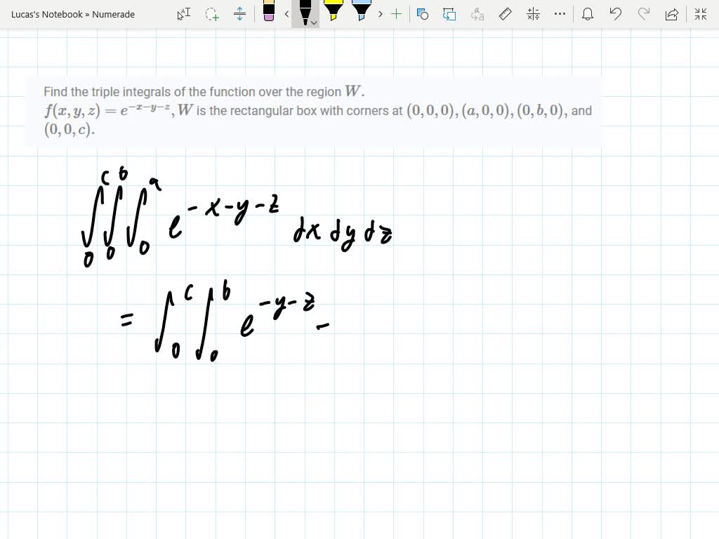 SOLVED:Find the triple integrals of the function over the region W. f(x ...