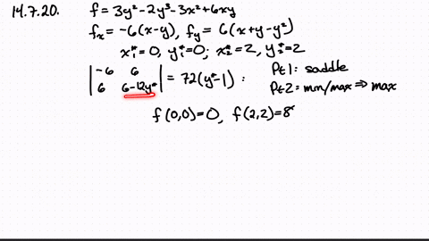 SOLVED:Find all the local maxima, local minima, and saddle points of ...