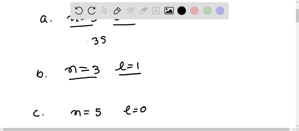 Solvedwrite The Subshell Notation 3 D For Instance And The Number Of Orbitals Having The 