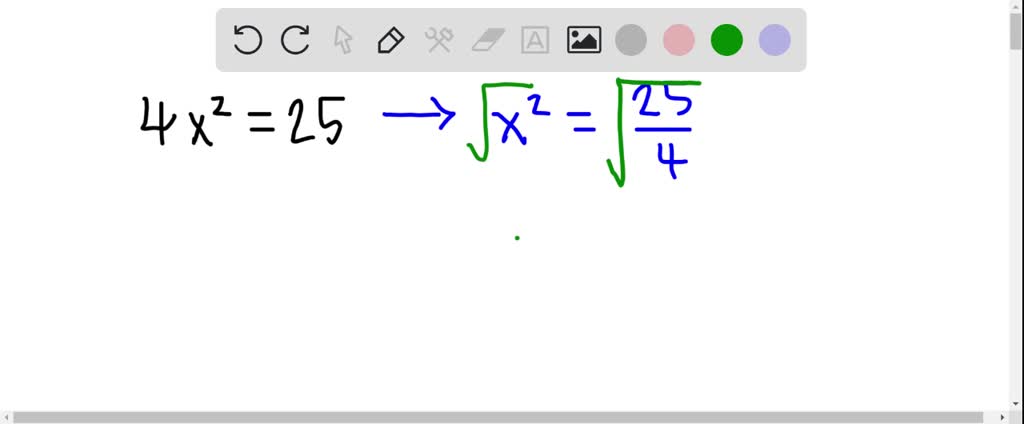 SOLVED:Use the method of extraction of roots to solve (x-2)^2=25.