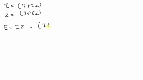 SOLVED:The formula E=I Z, where E represents voltage, I represents ...
