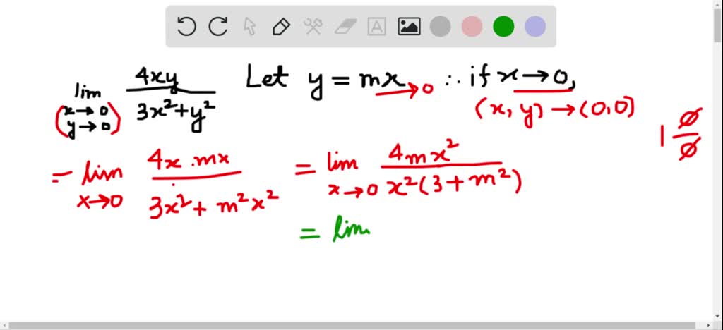 Solved Use The Two Path Test To Prove That The Following Limits Do Not