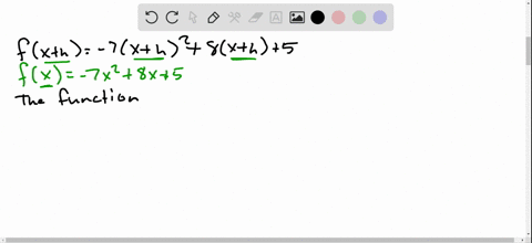 SOLVED:Use the given information to write a verbal description of the function fand then find ...