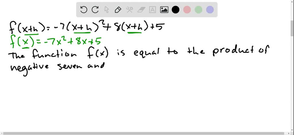 SOLVED:Use the given information to write a verbal description of the ...