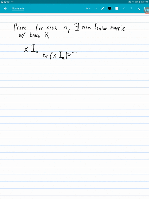 ⏩SOLVED:Prove that if A and B are n ×n matrices, then tr(A B)=tr(B… | Numerade