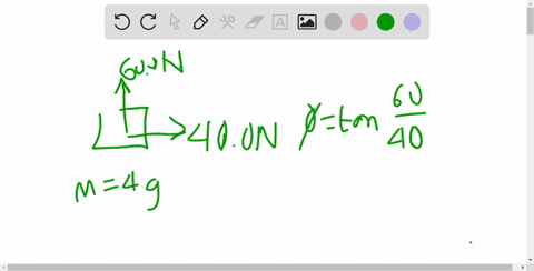 SOLVED:W Only two forces act on an object (mass = 4.00 kg ), as in the drawing. Find the ...