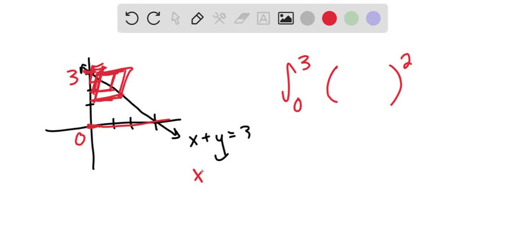 SOLVED:The base of a solid is a right isosceles triangle that is formed ...