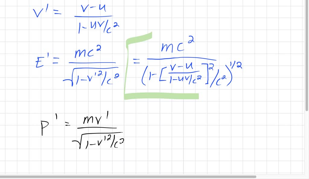 (a) Compute the four-velocity components in O of a particle whose speed ...