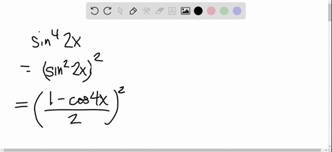 SOLVED:Reducing Powers, use the power-reducing formulas to rewrite the ...