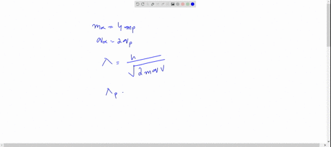 ⏩SOLVED:A proton and an ∝-particle are passed through same potential… | Numerade