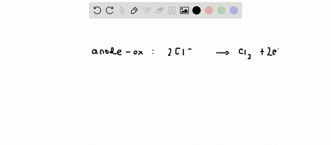 SOLVED:In the electrolysis of aqueous sodium chloride, NaCl, shown ...