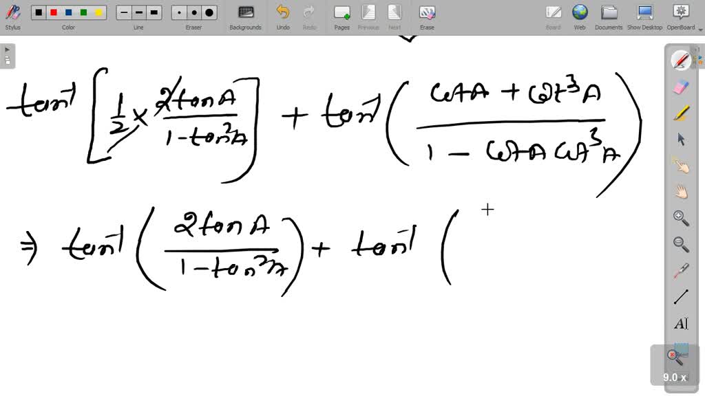 ⏩SOLVED:Prove that: tan^-1((1)/(2) tan2 A)+tan^-1(cotA)+tan^-1(cot^3… | Numerade