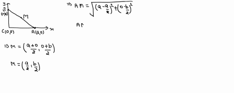 SOLVED:In these exercises we use the Distance Formula and the Midpoint Formula. The point M in ...