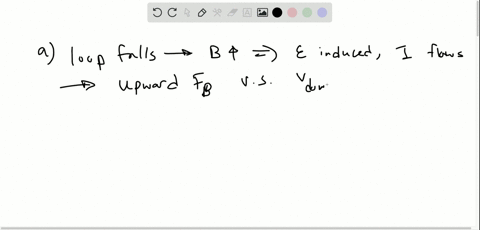 SOLVED: A rectangular conducting loop of resistance R, mass m, and width w falls into a uniform ...