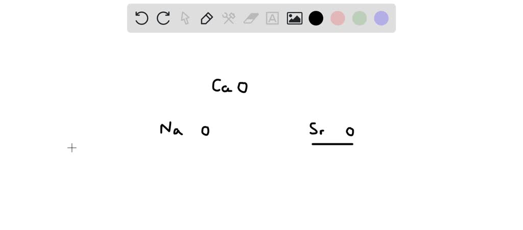SOLVED:The formula for calcium oxide is CaO. What are the formulas for ...