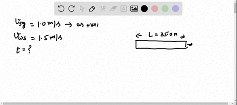 SOLVED:A "moving sidewalk" in an airport terminal building moves at 1.0 ...