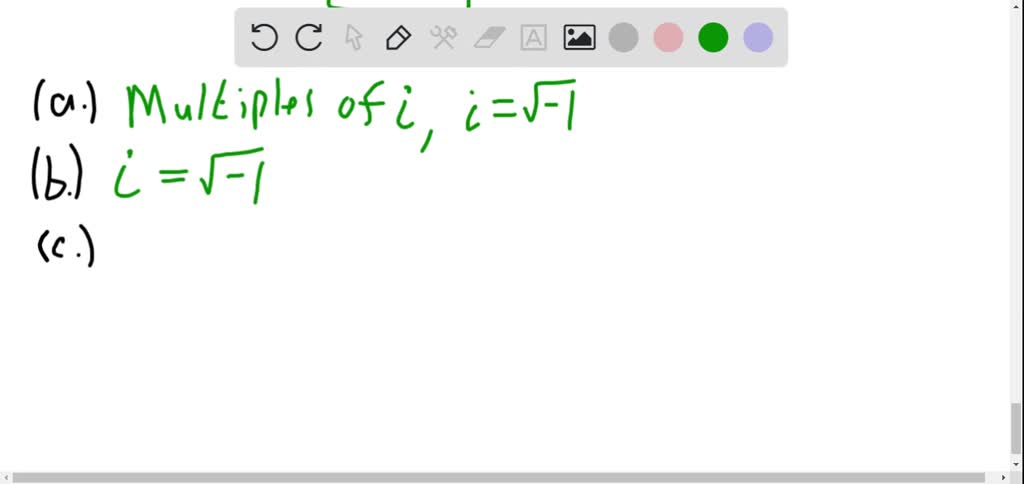 SOLVED: In other math, what does the term "conjugate" refer to in the ...