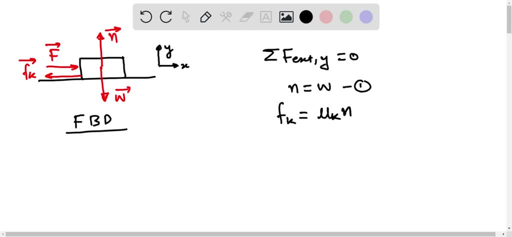 SOLVED:A book is pushed across a horizontal table at a constant speed ...