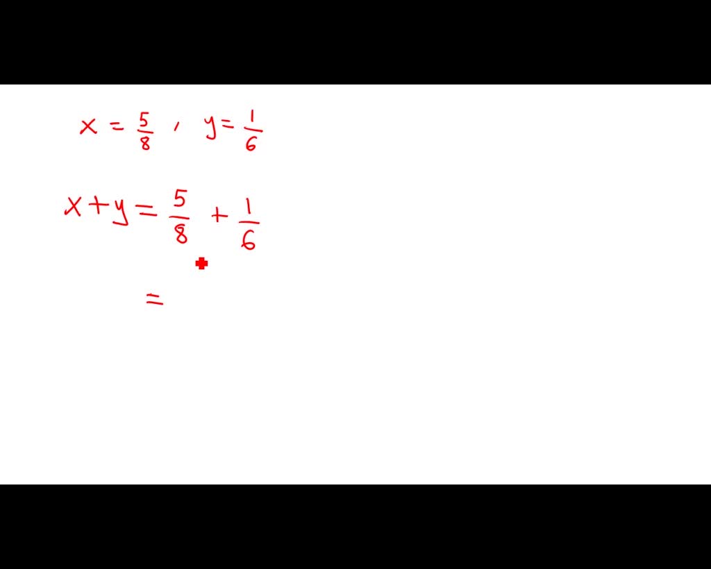 SOLVED Evaluate The Variable Expression X y For The Given Values Of X